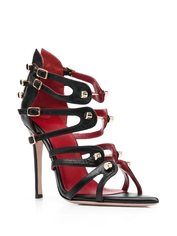 HARDOT 100mm Bar-detail Strappy Sandals
