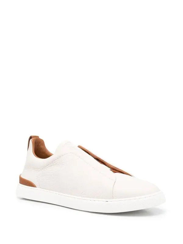 Zegna Triple Stitch Low-top Sneakers