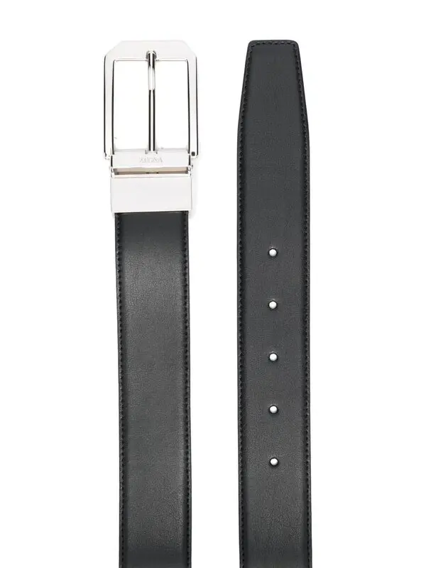 Zegna Buckle-fastening Leather Belt