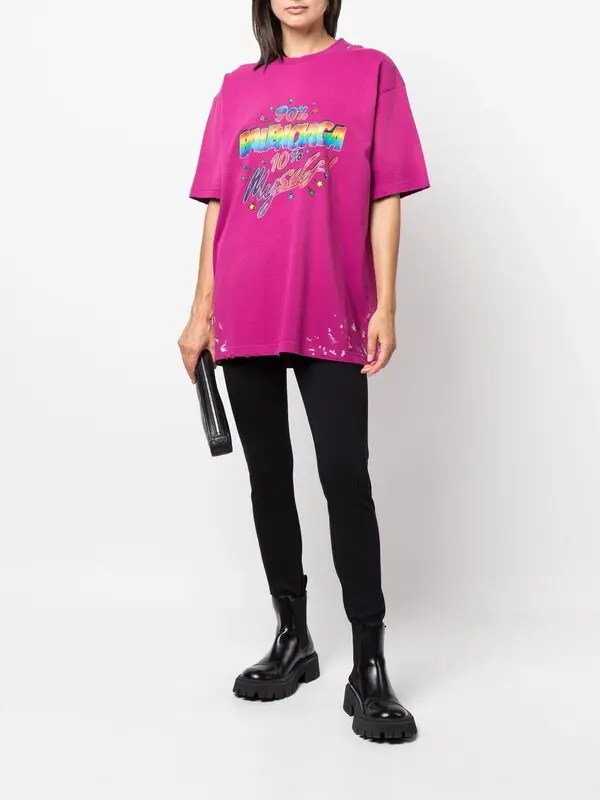 Balenciaga 90/10 Logo-print T-shirt