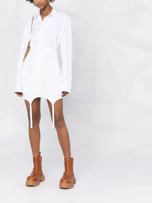 Balmain Knit Mini Skirt