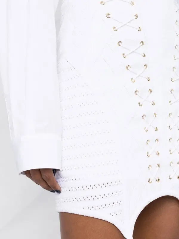 Balmain Knit Mini Skirt