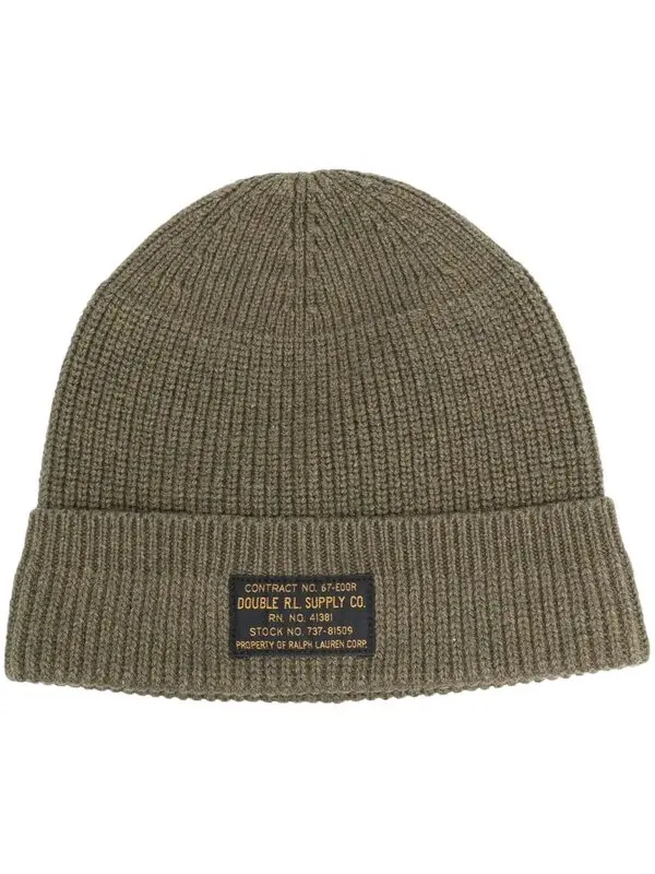 Ralph Lauren Logo Patch Beanie