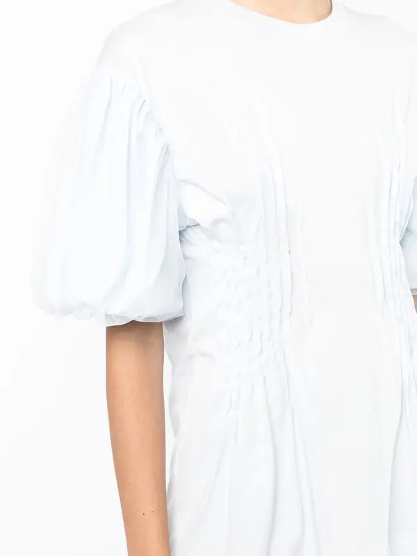 Simone Rocha Tulle-sleeve Sculpted T-shirt
