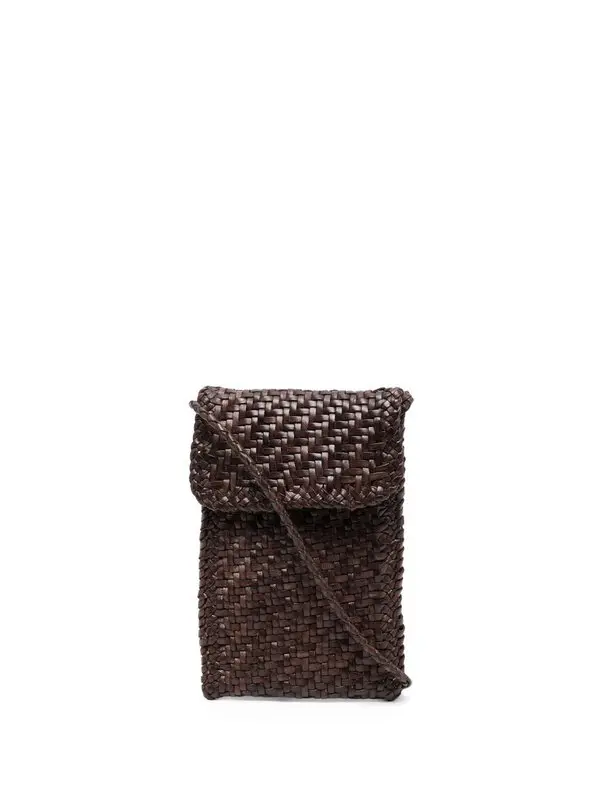 Dragon Diffusion Leather Phone Bag - Brown