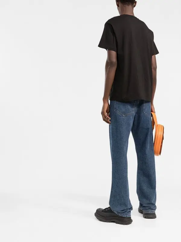 Versace Logo-patch Cotton T-shirt