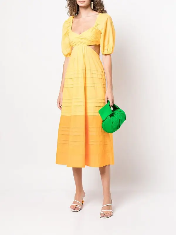 Staud Carina Midi Dress