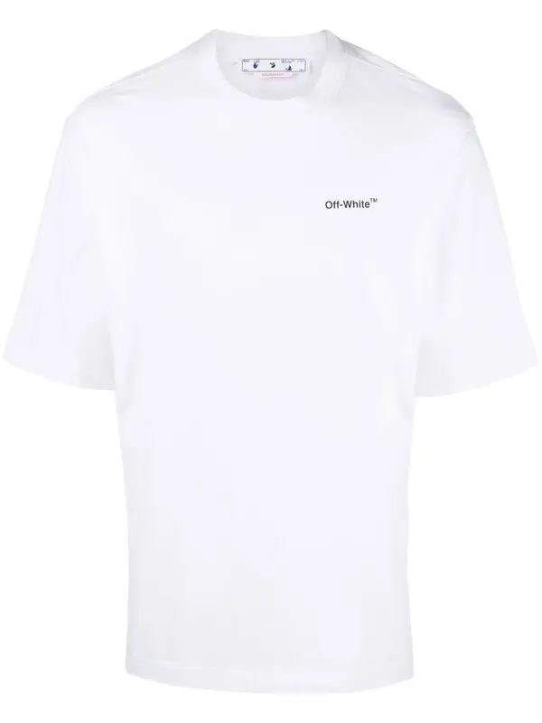 Off-White Logo-print Short-sleeve T-shirt - White