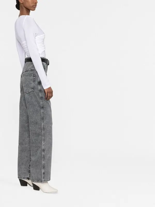 Isabel Marant Étoile Gathered-detail Long-sleeve Top