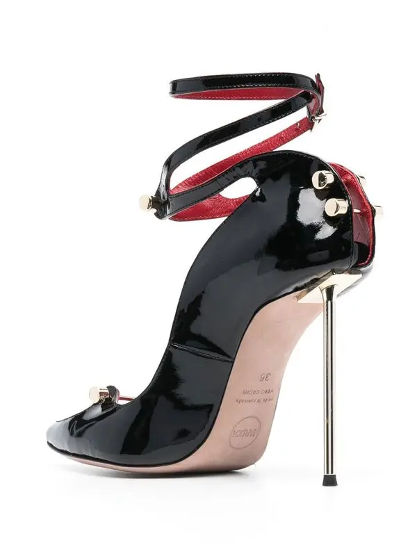 HARDOT Harlot Leather Pumps - Black