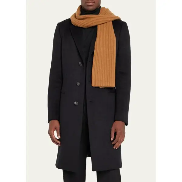 Portolano Ribbed Cashmere Scarf