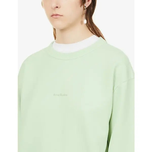 Acne Studios Fierre Logo-print Cotton-jersey Sweatshirt