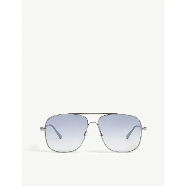 TOM FORD Jude Aviator-frame Sunglasses - Grey