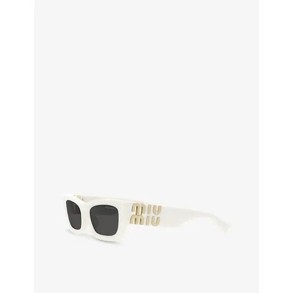 Miu Miu Mu 09ws Rectangle-frame Sunglasses