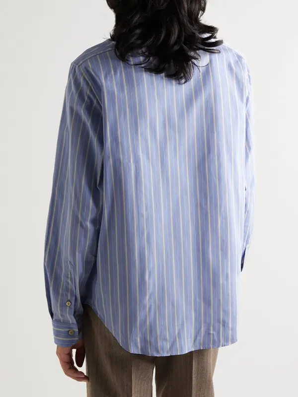 Gucci Striped Cotton Oxford Shirt