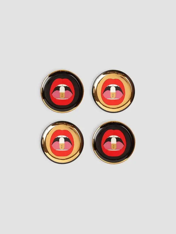 Jonathan Adler Full Dose Coasters/set Of 4 - One-color