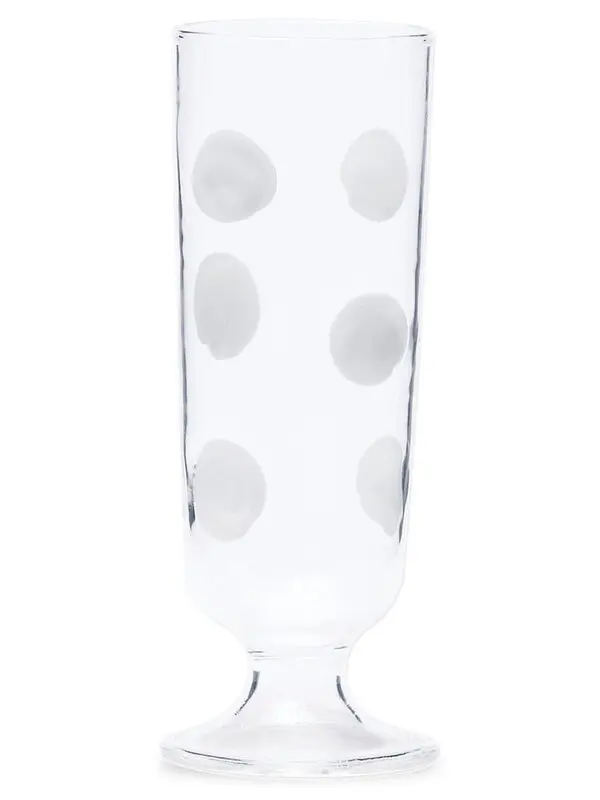VIETRI Drop Champagne Glass - White