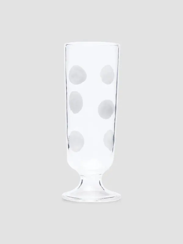 VIETRI Drop Champagne Glass - White