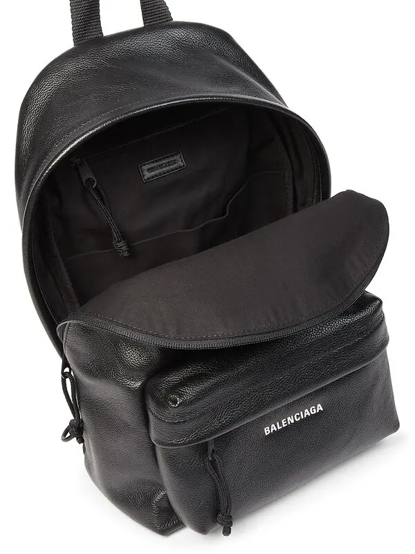 Balenciaga Grained Leather Sling Backpack
