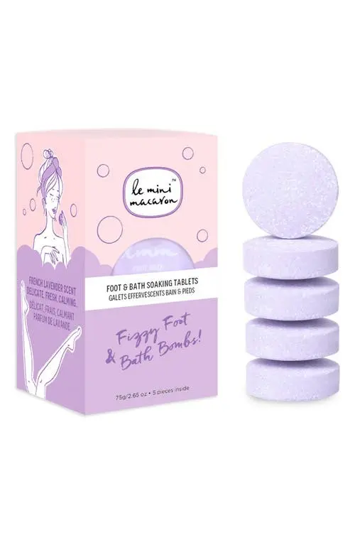 LE MINI MACARON Fizzy Foot & Bath Bombs - No Color