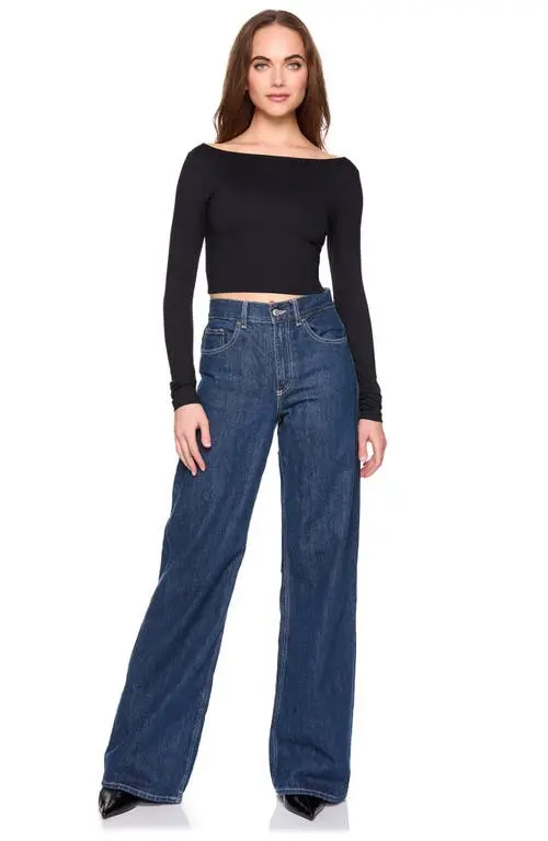 Susana Monaco Scoop Back Crop Top