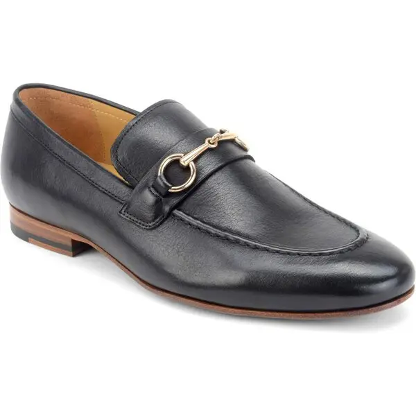 WARFIELD & GRAND Tate Bit Loafer - Black/gold