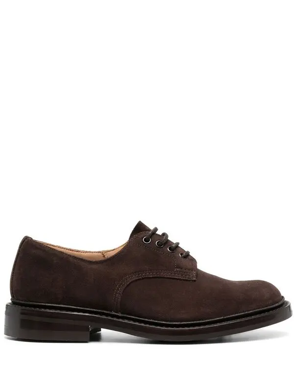 TRICKER'S Low-top Lace-up Derby Shoes - Brown