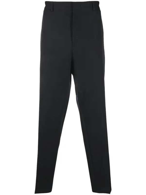 JIL SANDER Virgin-wool Tapered Trousers - Blue