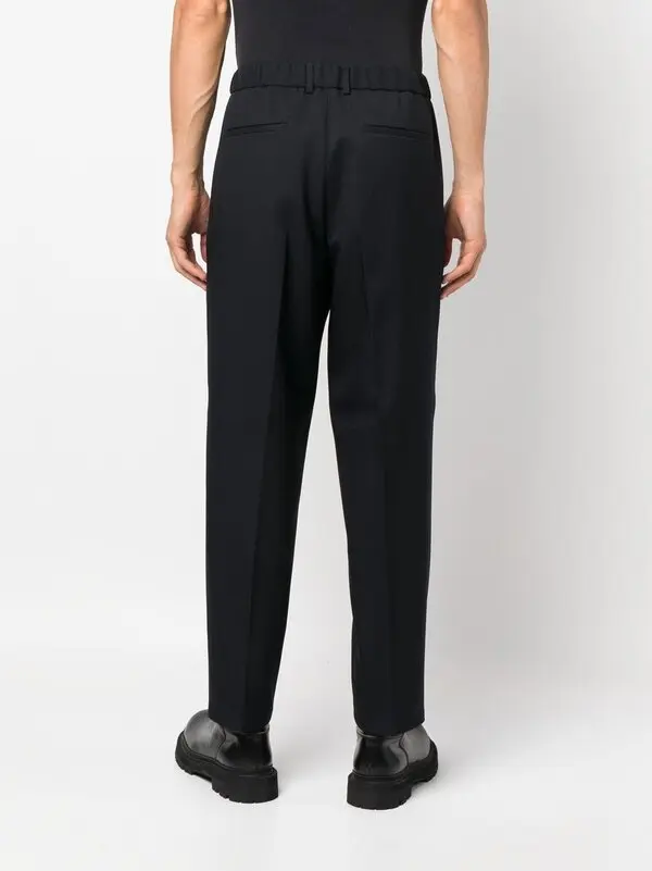 JIL SANDER Straight Leg Tailored Trousers - Blue