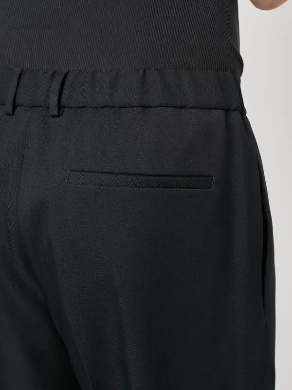 JIL SANDER Straight Leg Tailored Trousers - Blue