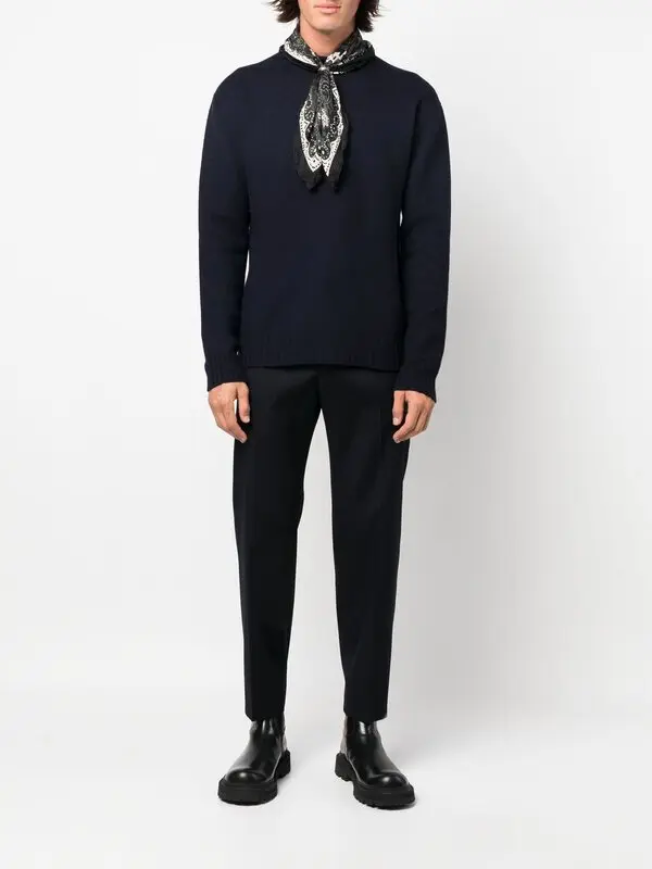 JIL SANDER Crew-neck Jumper - Blue