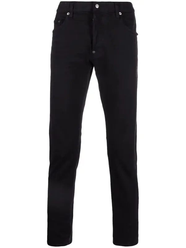 Dsquared2 Black Stretch Cotton Jeans