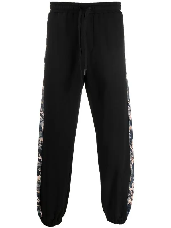 Versace Floral-stripe Track Pants