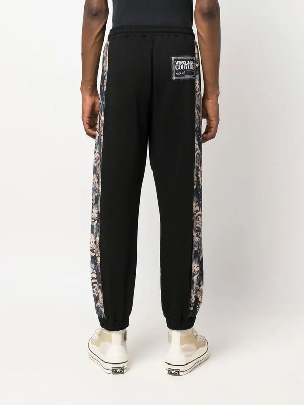 Versace Floral-stripe Track Pants