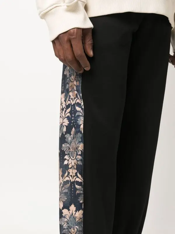 Versace Floral-stripe Track Pants