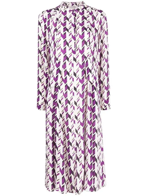 Dorothee Schumacher Geometric Print Midi Dress
