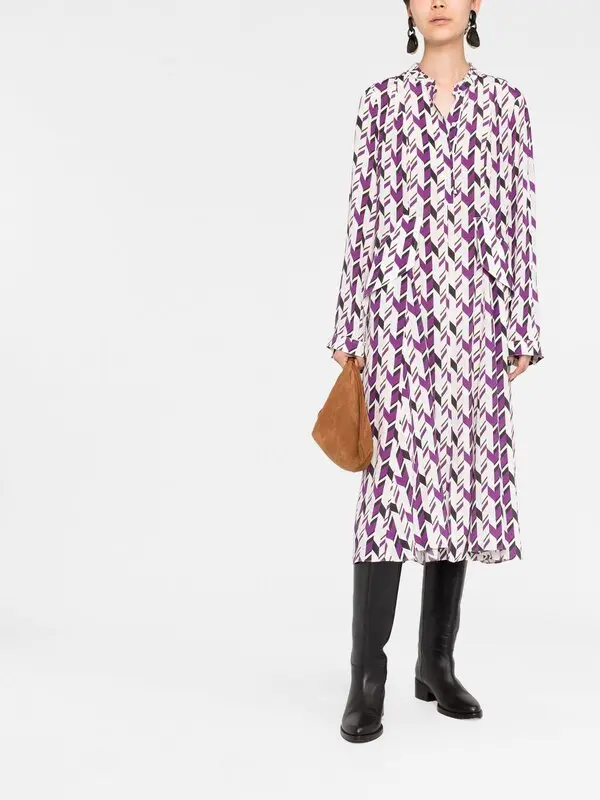Dorothee Schumacher Geometric Print Midi Dress