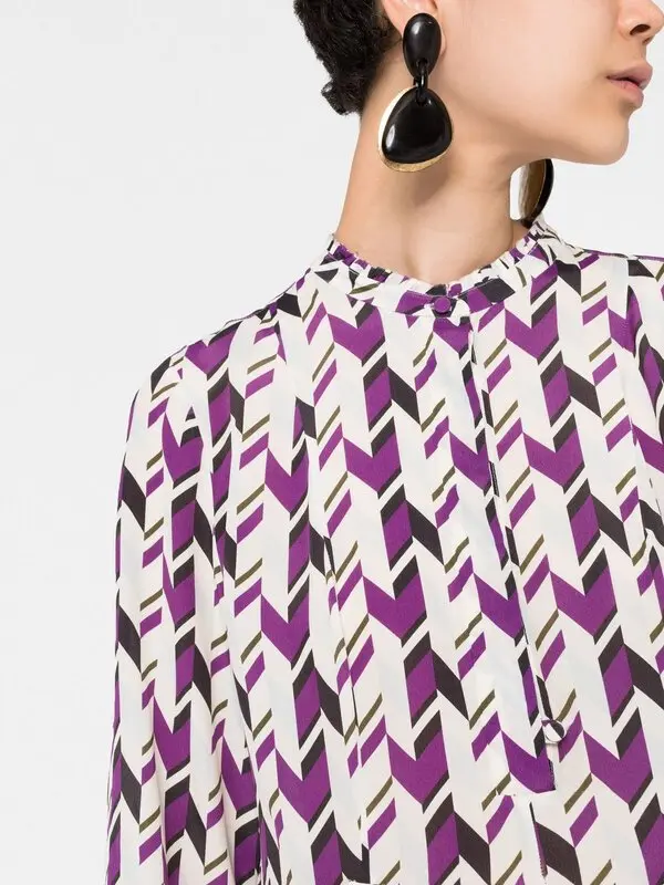 Dorothee Schumacher Geometric Print Midi Dress