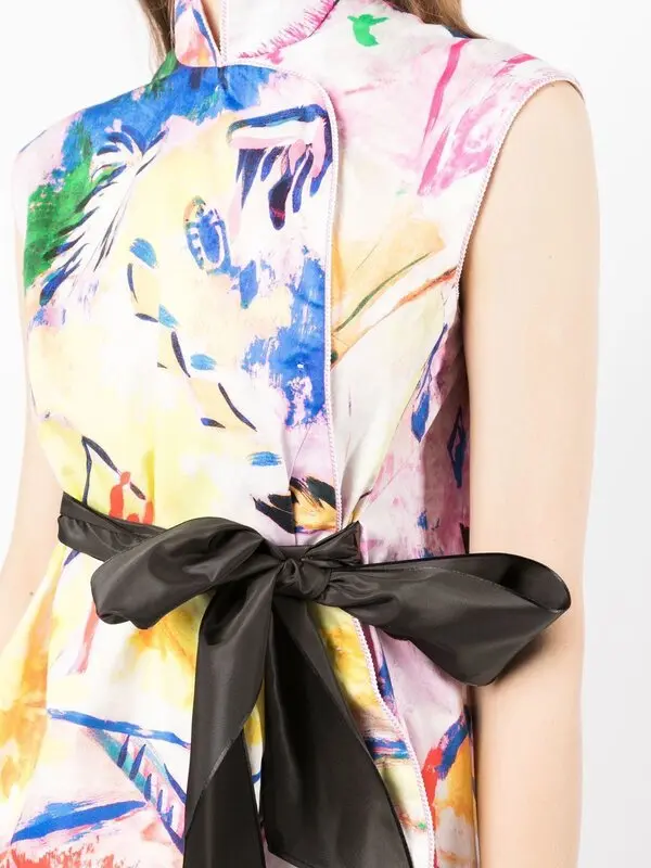 Shiatzy Chen Circus Collection Band-collar Top