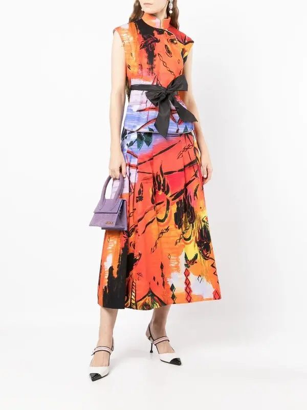 Shiatzy Chen A-line Skirt - Multicolour