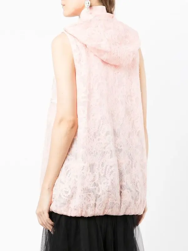Shiatzy Chen Sleeveless Sequin-embroidered Lace Jacket