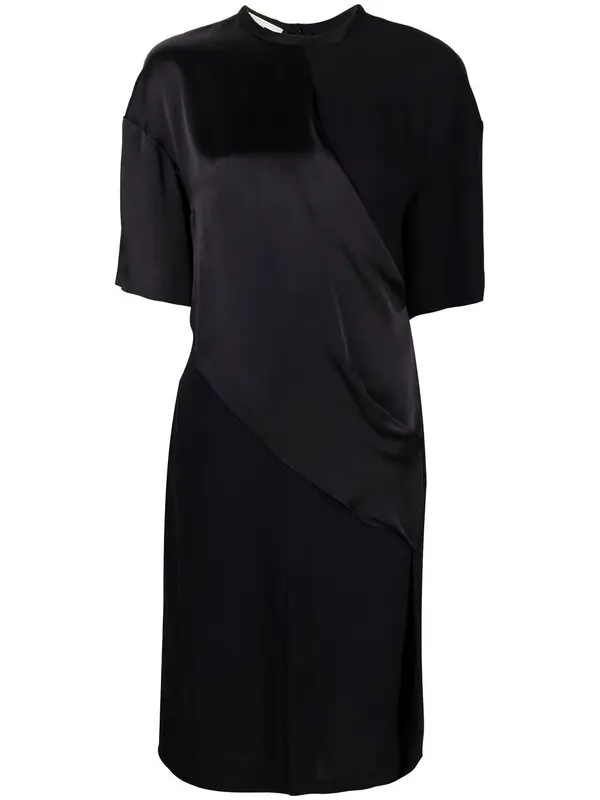 Stella McCartney Panelled Draped T-shirt Dress