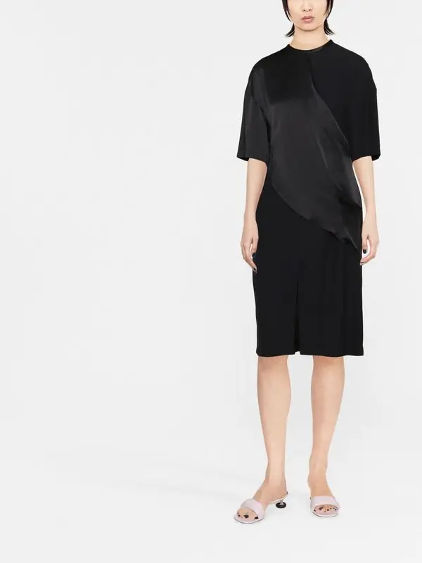 Stella McCartney Panelled Draped T-shirt Dress