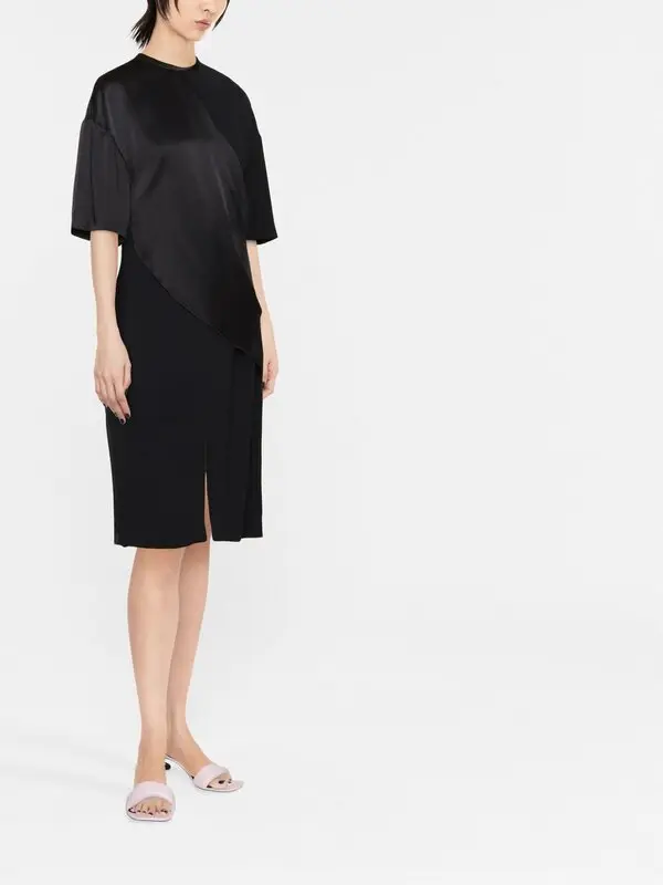 Stella McCartney Panelled Draped T-shirt Dress