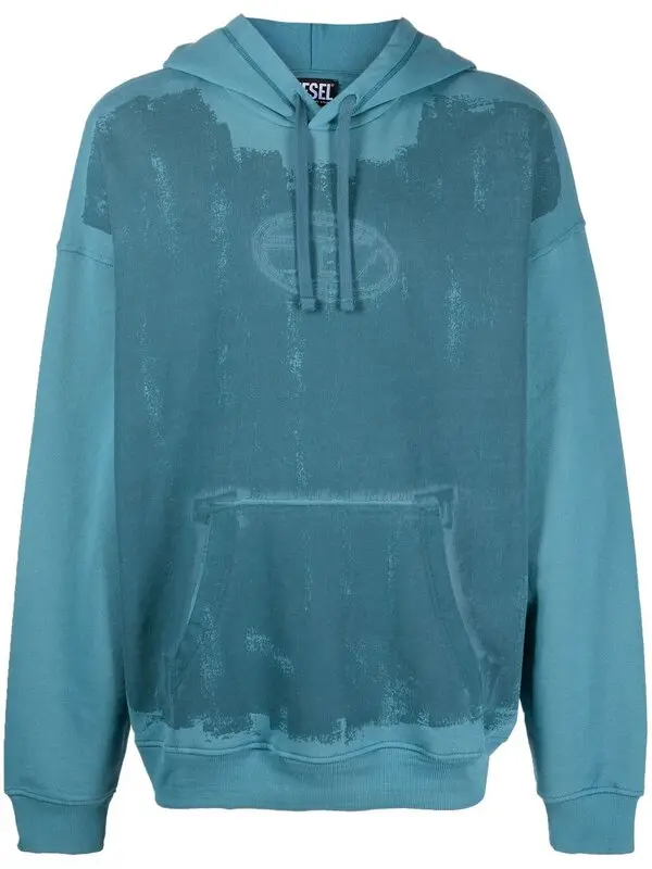 DIESEL® Logo-print Pullover Hoodie