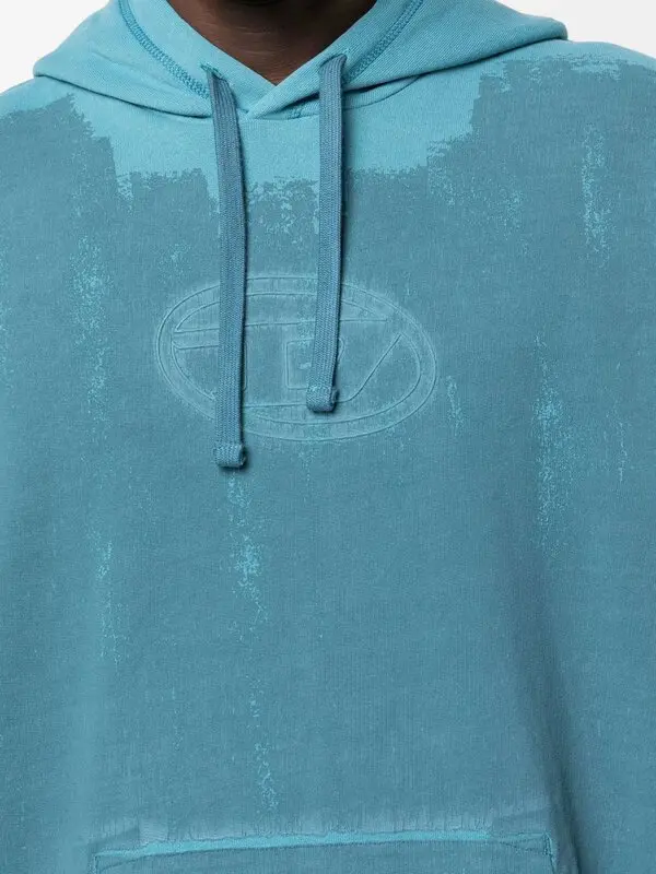 DIESEL® Logo-print Pullover Hoodie