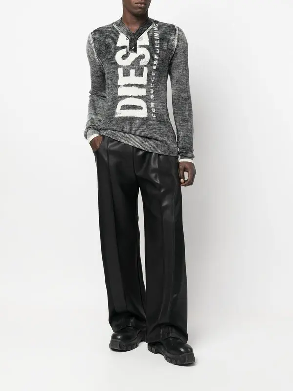 DIESEL® K-atullus Long-sleeved Ribbed T-shirt