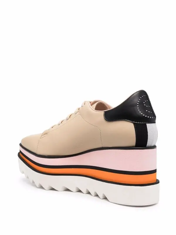 Stella McCartney Elyse Ridged Sole 85mm Sneakers