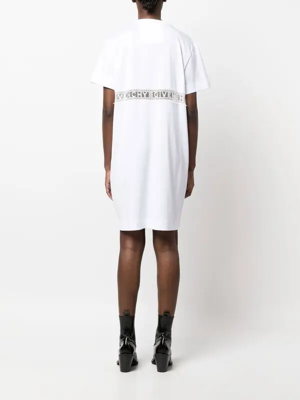 Givenchy Logo Embroidered Shift Dress