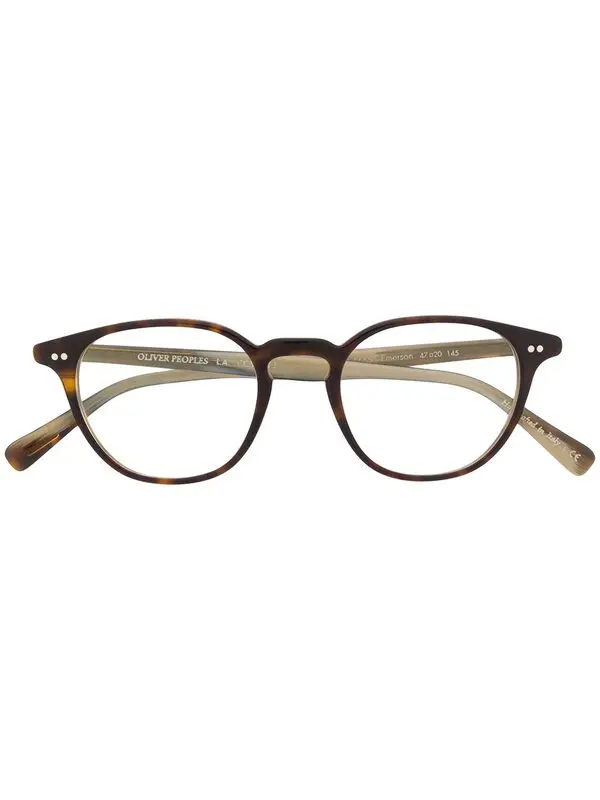 Oliver Spencer Emerson Eyeglasses - Brown